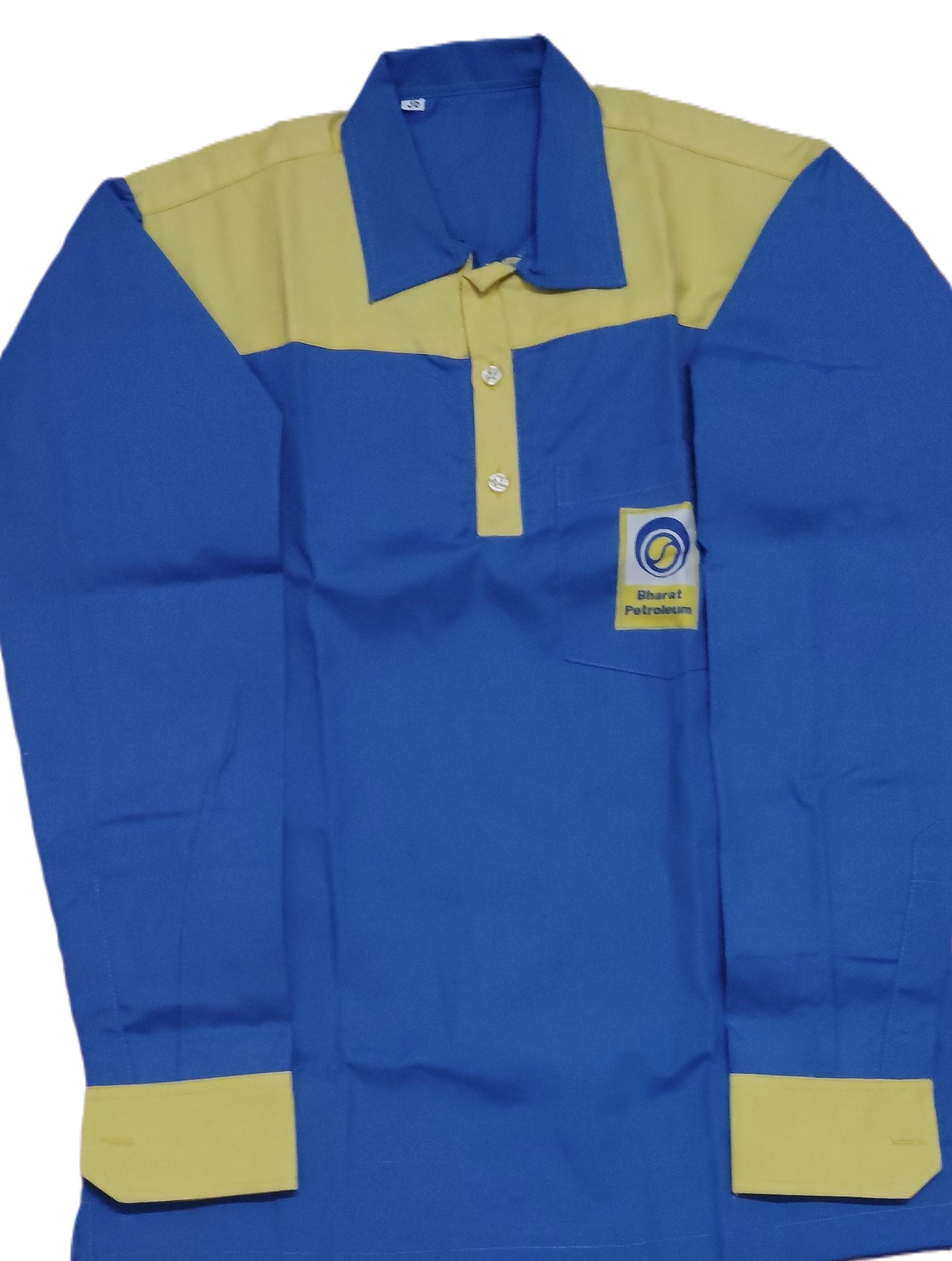 BPCL Shirt ( Blue ) – Dr. Petrol Pump (A Unit of Bajrangbali Group)